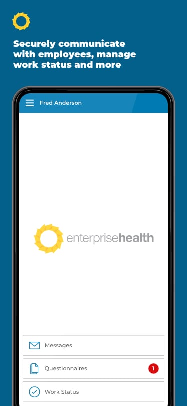 Mobile App — Enterprise Health