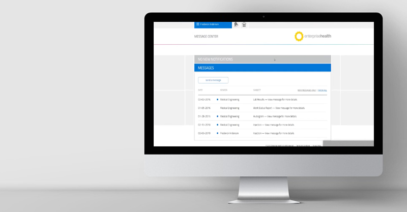 Enterprise Health | Product features and functionality